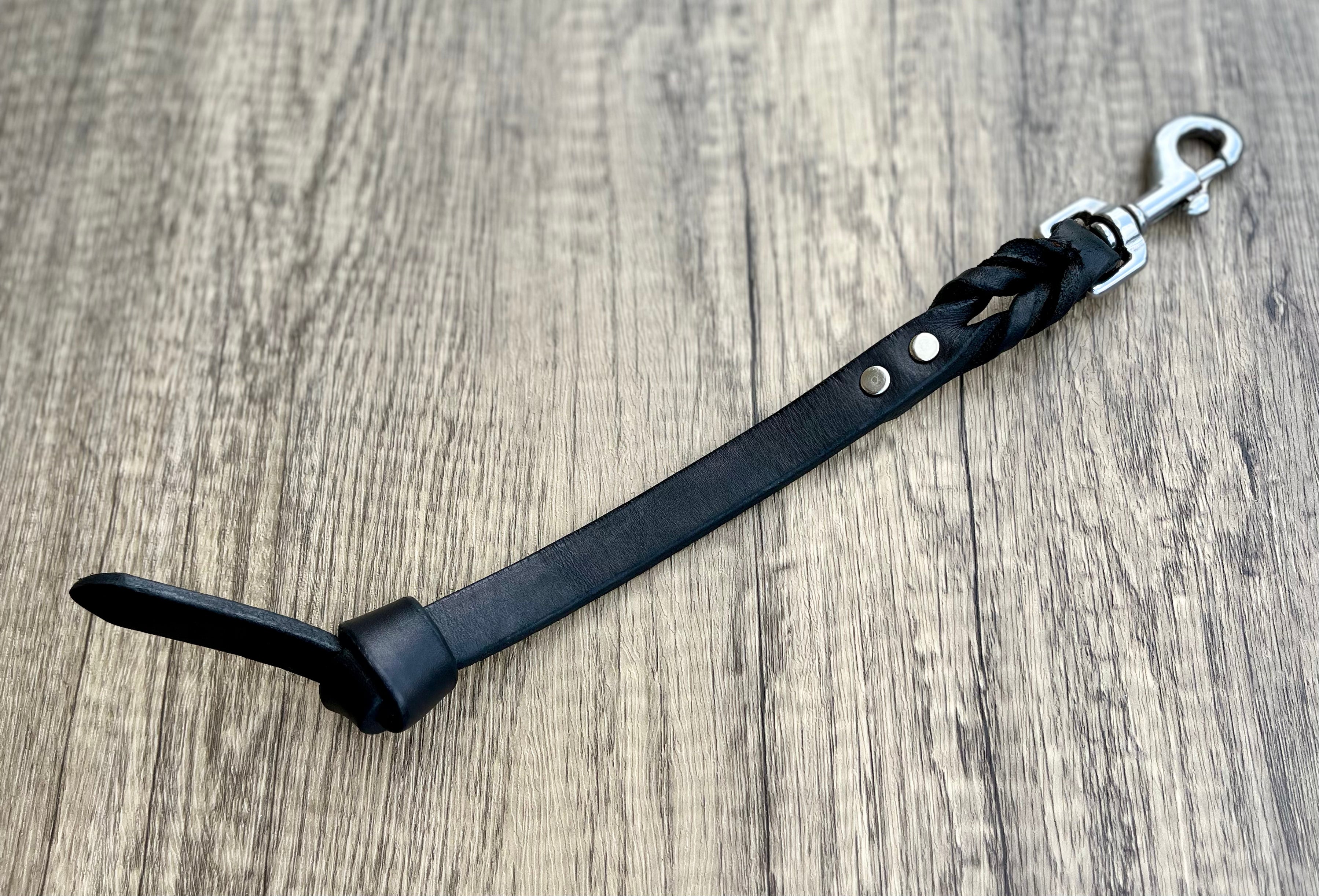 3/4" Leather Short Tab – Color Up Pet